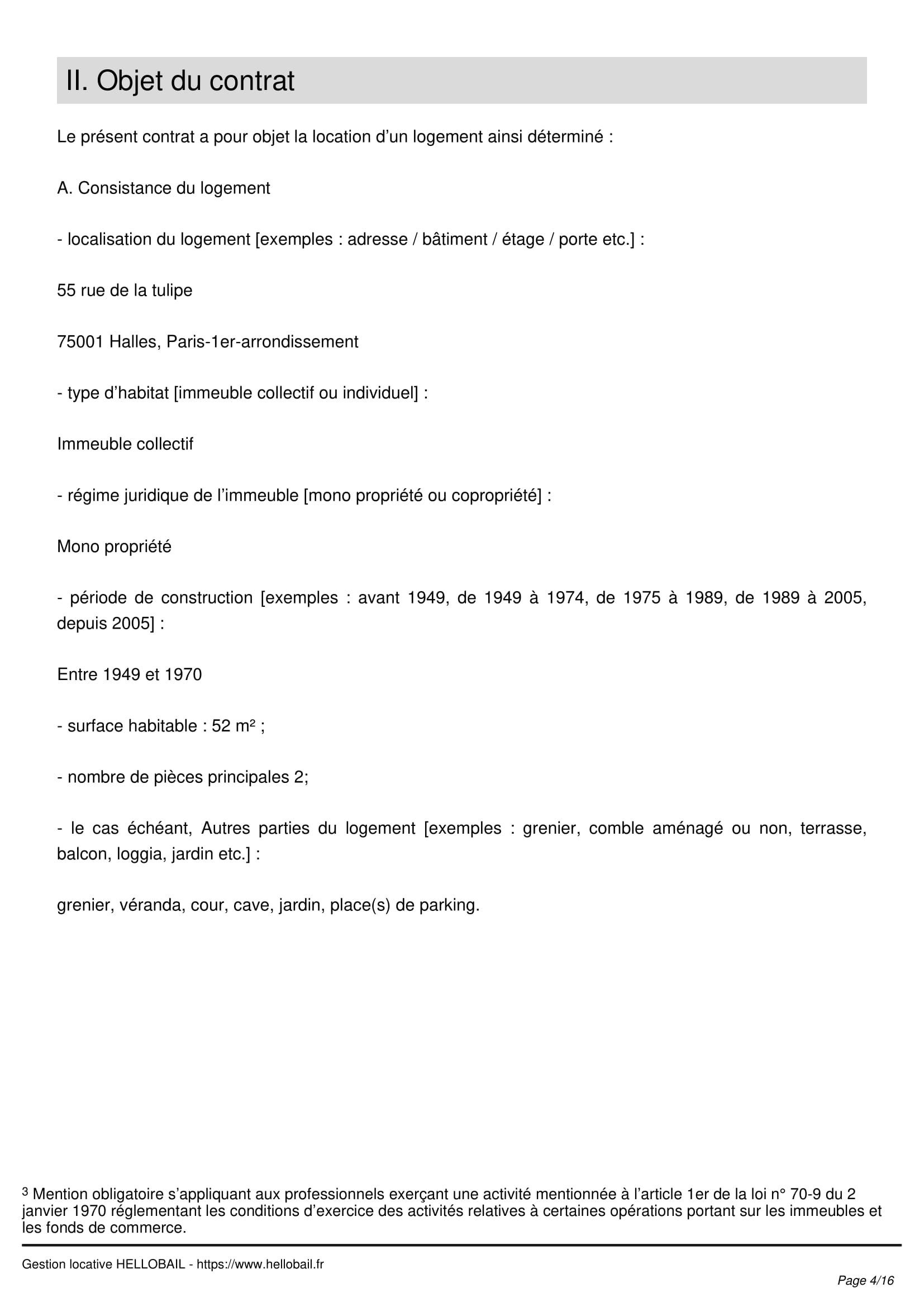 Bail de location vide : modèle en ligne PDF / Word